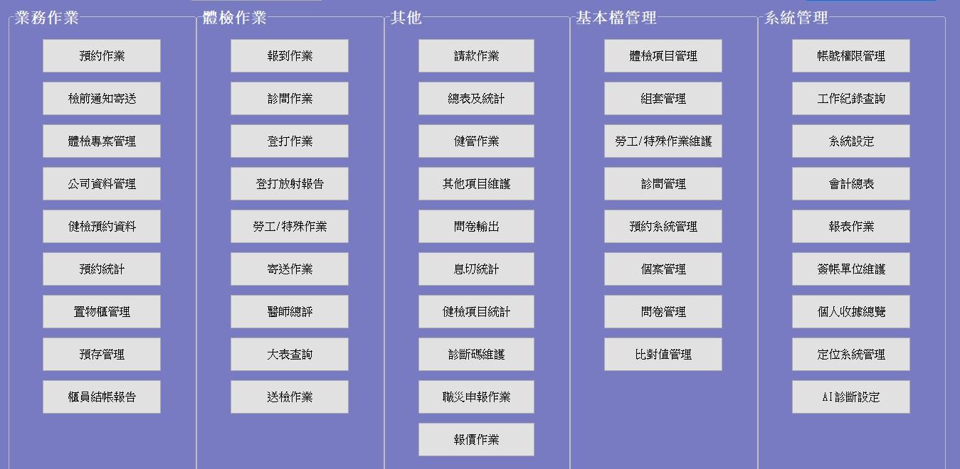 H2U Examine 伊克希曼健檢系統 專業化健檢資訊管理系統